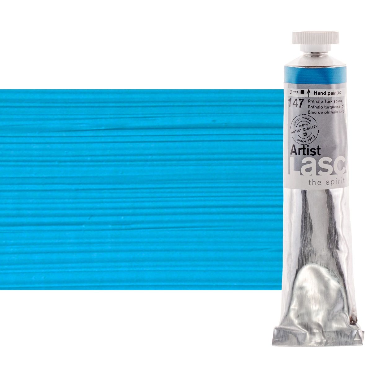 Lascaux Thick Bodied Artist Acrylics Phthalo Turquoise Blue 45 ml ...