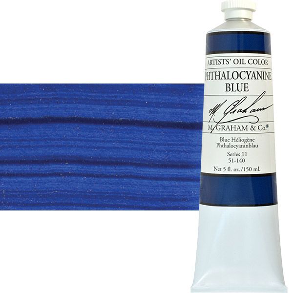 M. Graham Oil Color 5oz - Phthalo Blue | Jerry's Artarama