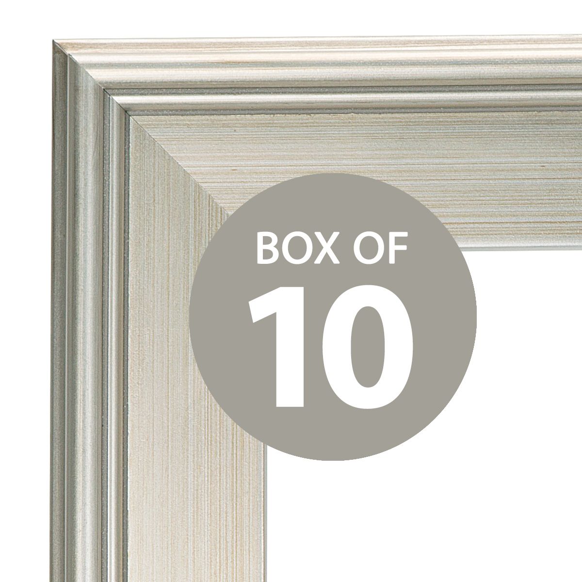 Plein Air Style Frame, Silver 12"x16" - Box of 10 | Jerry's Artarama