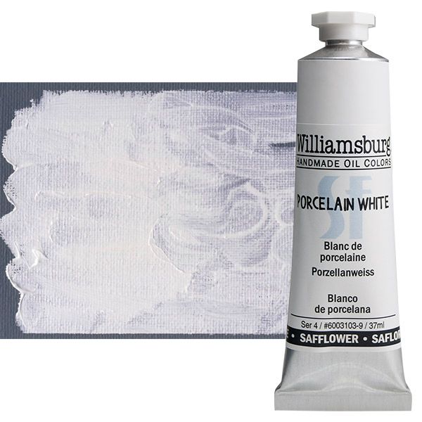 Williamsburg Handmade Safflower Oil Color 37ml Tube - Porcelain White ...