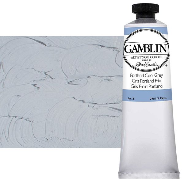 Gamblin Artists Oil - Portland Cool Grey, 37ml Tube | Jerry's Artarama