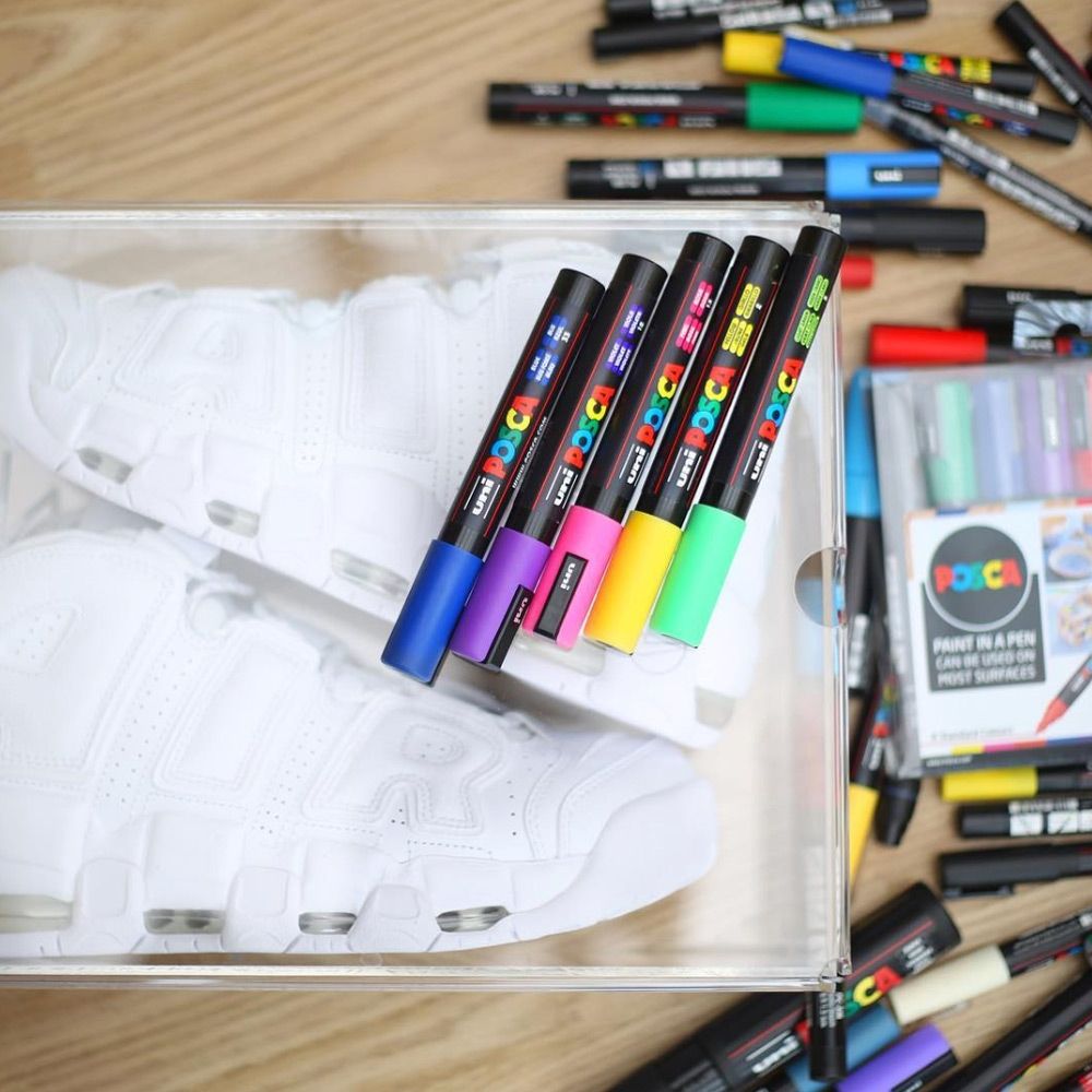 Posca Markers, Basic Colors Set of 16, Fine Tip | Jerry's Artarama