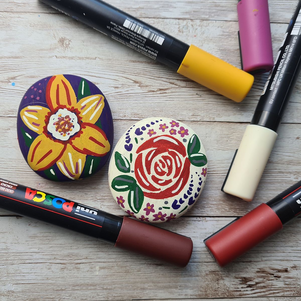 Posca Markers, Dark Colors Set of 8, Medium Tip | Jerry's Artarama