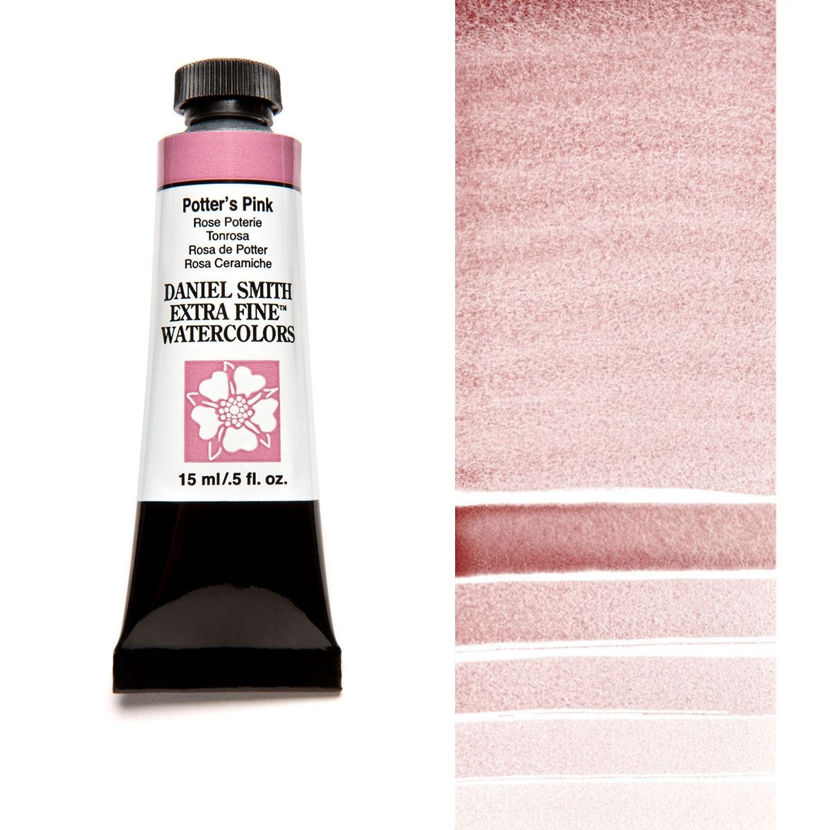 Daniel Smith Extra Fine Watercolor - Potter's Pink, 15 ml Tube | Jerry ...