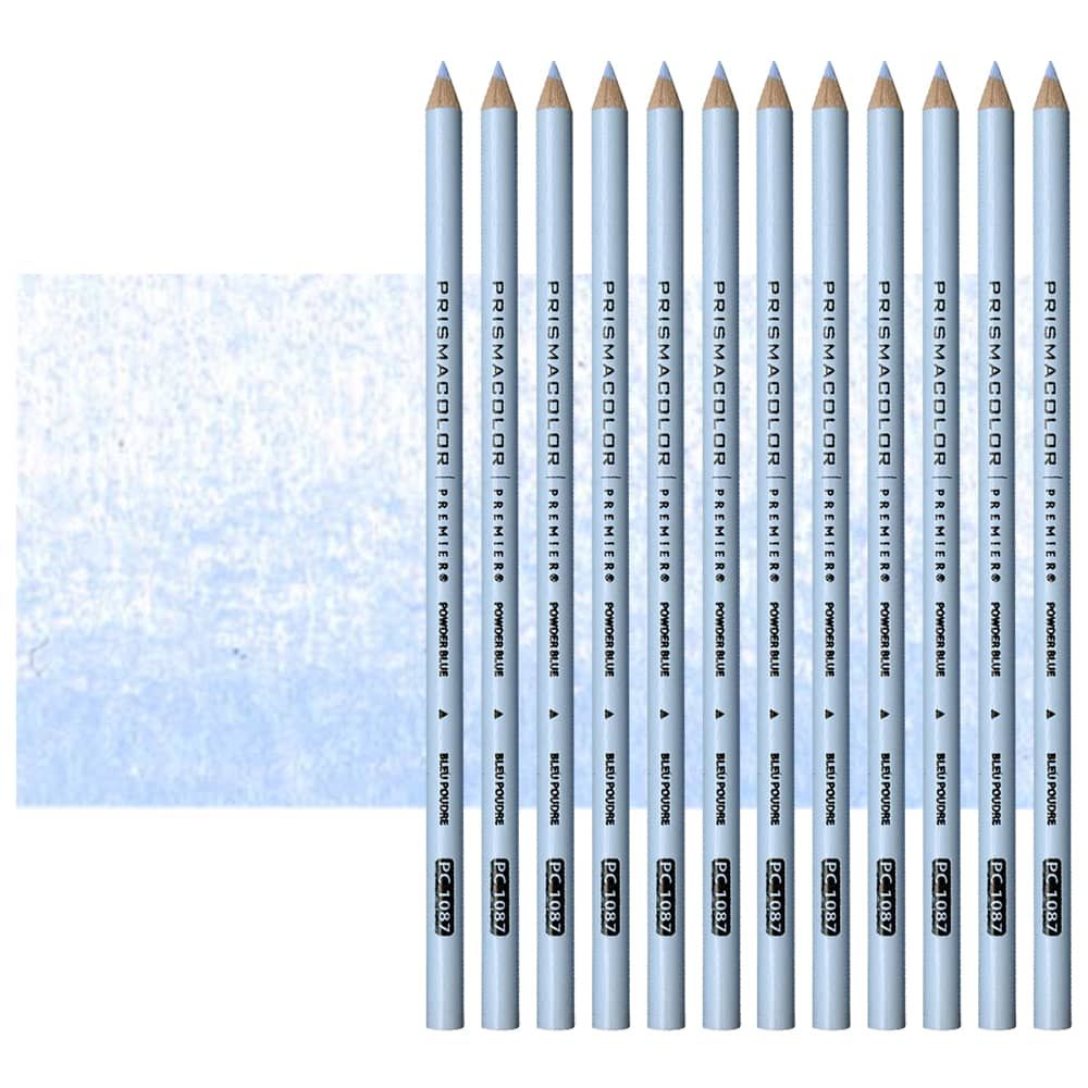 Prismacolor Premier Colored Pencil PC1087 Powder Blue (Set of 12 ...