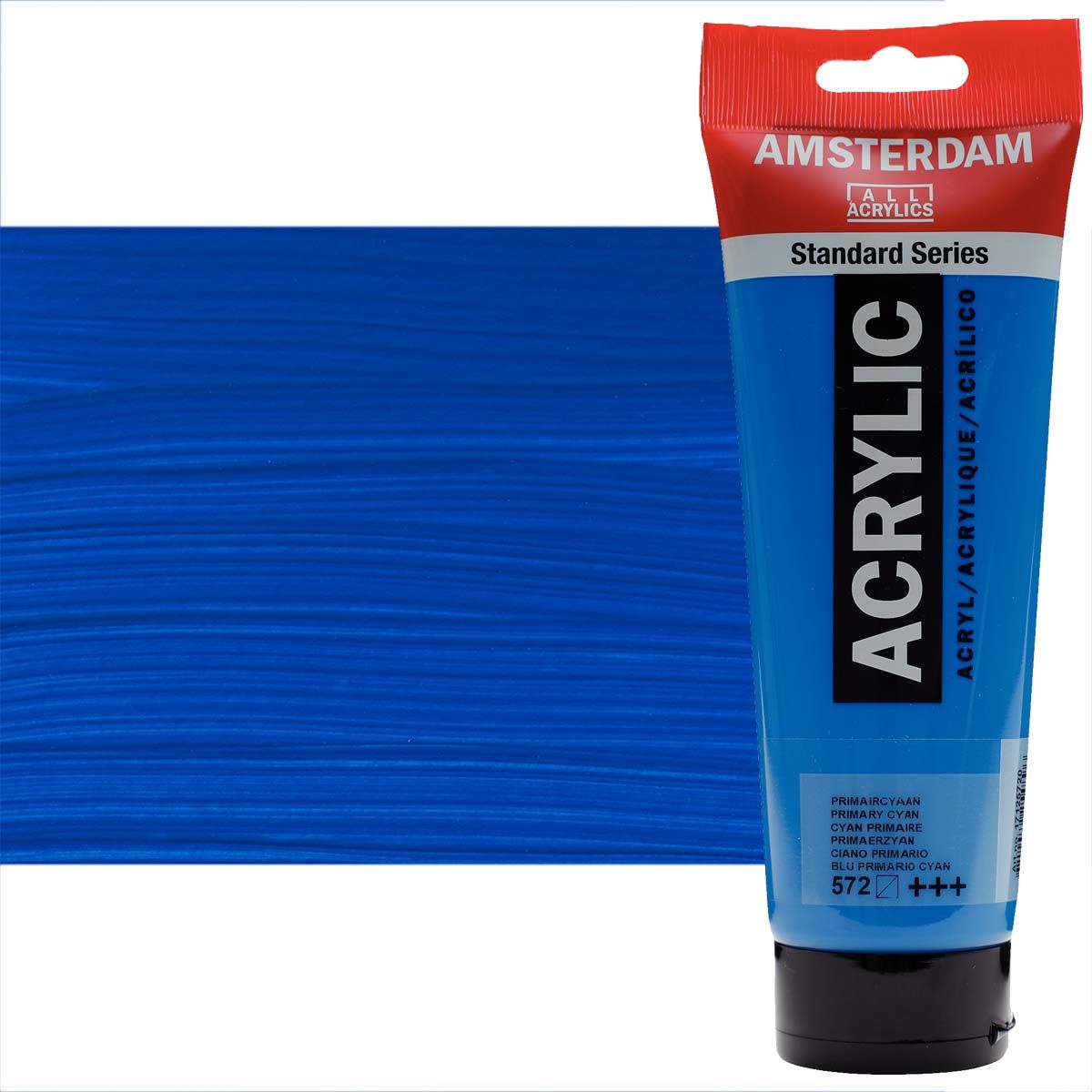 Amsterdam Standard Series Acrylic Paint - Primary Cyan, 250ml Tube ...