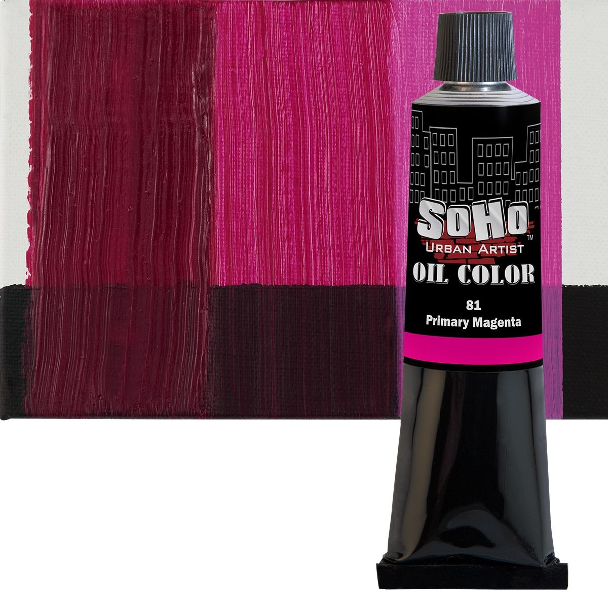 Soho Artist Oil Color Primary Magenta , 170ml Tube | Jerry's Artarama