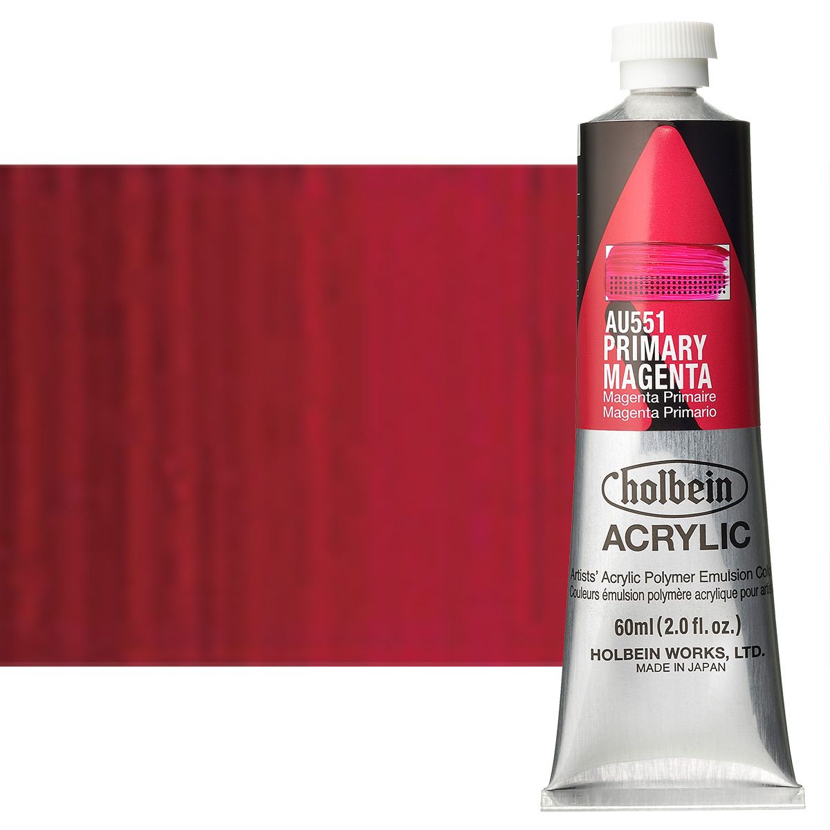 Holbein Heavy Body Acrylic 60ml Primary Magenta | Jerry's Artarama
