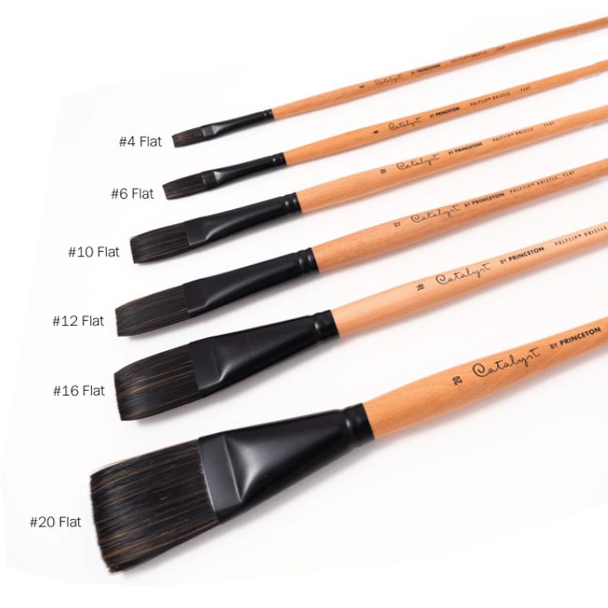 Princeton Catalyst Polytip Bristle Long Handle Filbert #10 | Jerry's ...