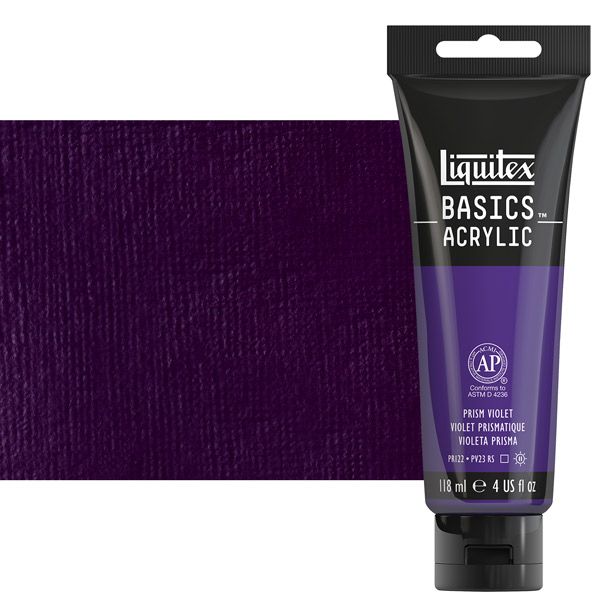 Liquitex Basics Acrylic Paint - Prism Violet, 4oz Tube | Jerry's Artarama