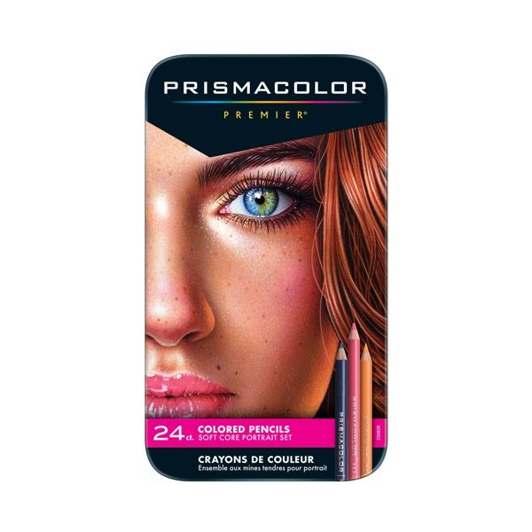 Prismacolor Premier Colored Pencil Tin Set Portrait Colors (Set of 24 ...