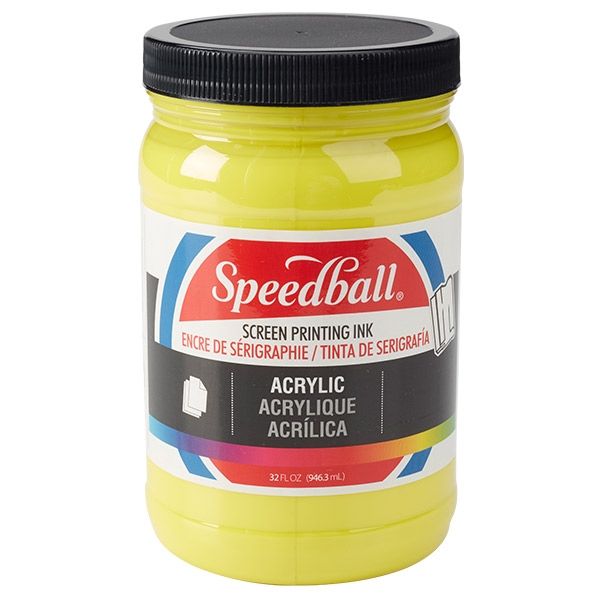 Process Yellow 32oz Jar Speedball Acrylic Screen Printing Ink | Jerry's ...