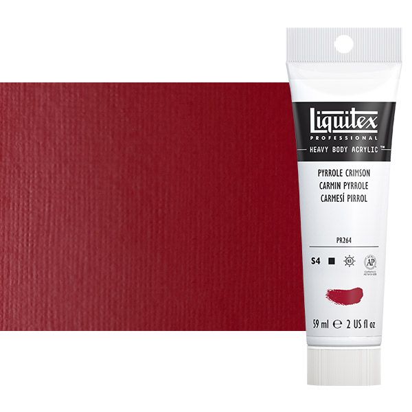 Liquitex Heavy Body Acrylic - Pyrrole Crimson, 2oz Tube | Jerry's Artarama
