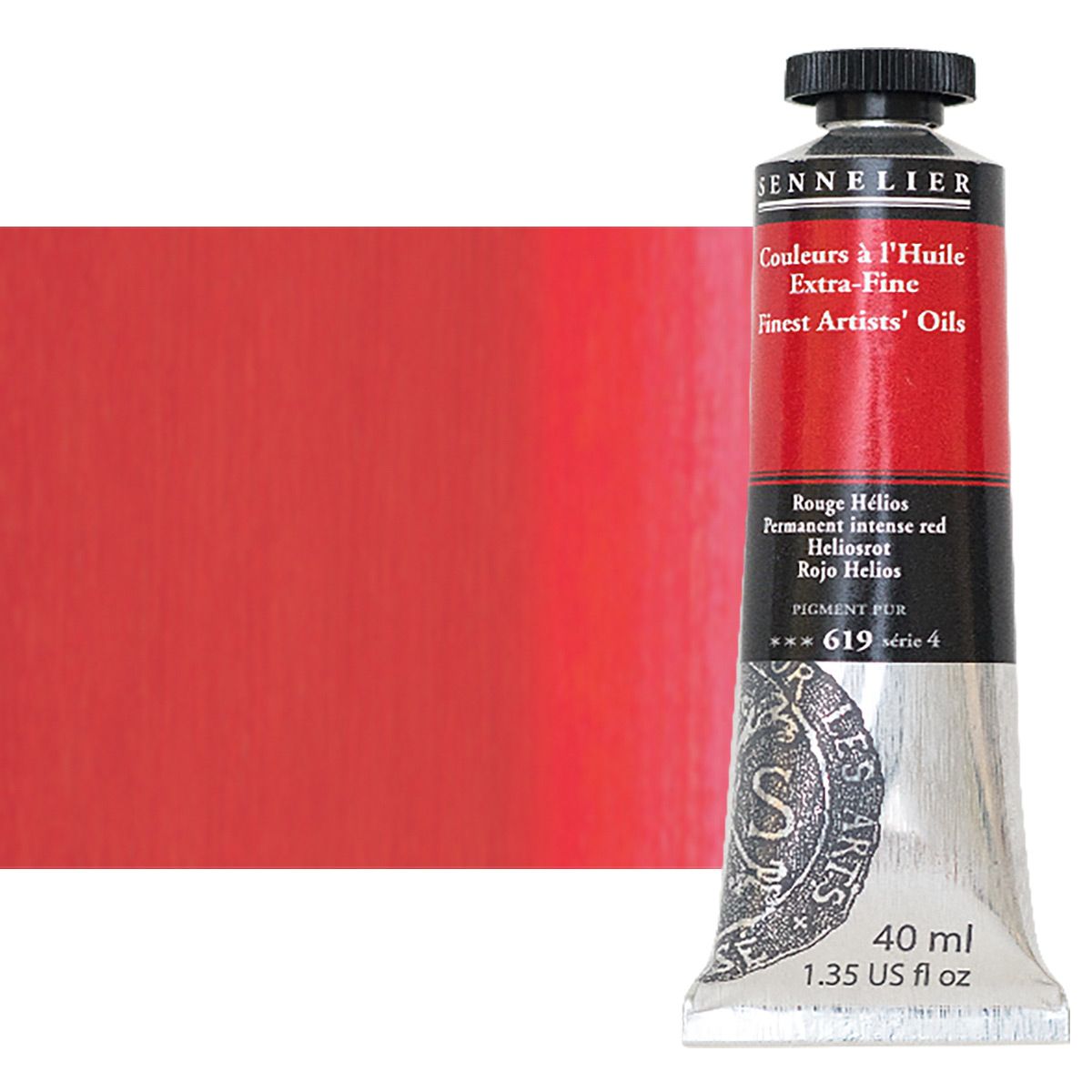 Sennelier Artists Extra-Fine Oil - Permanent Intense Red, 40 ml | Jerry's Artarama