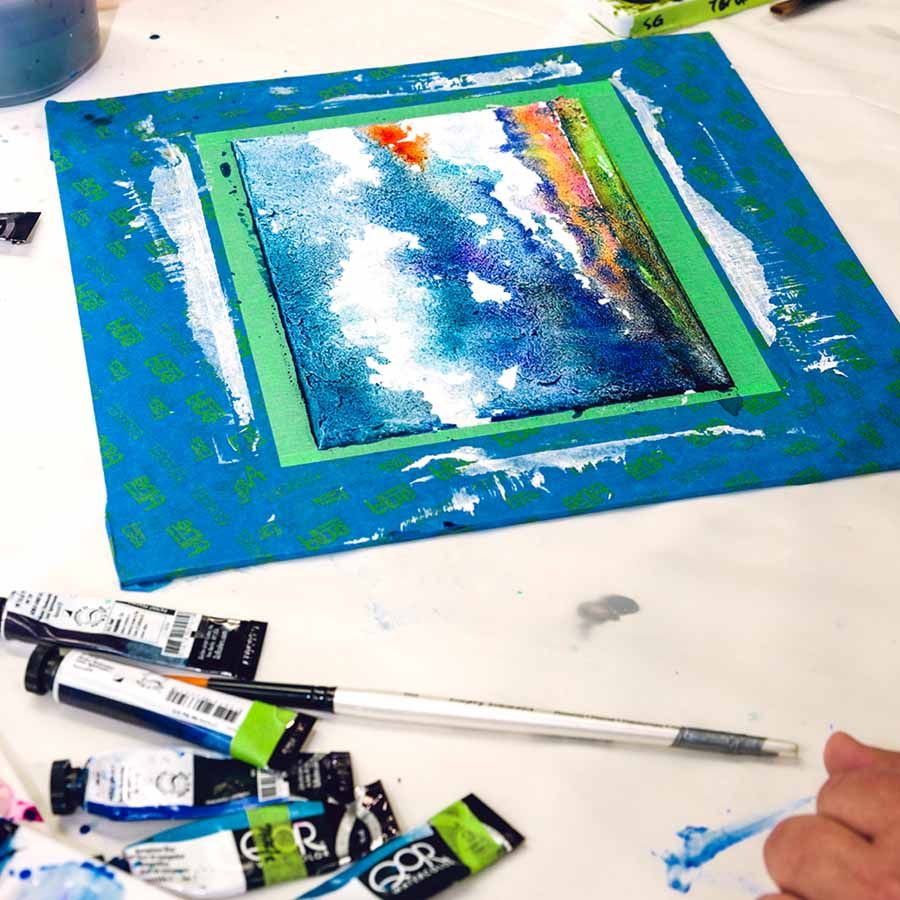 QoR Watercolor Paint - Interference Violet-Green Shift, 11ml Tube | Jerry's Artarama