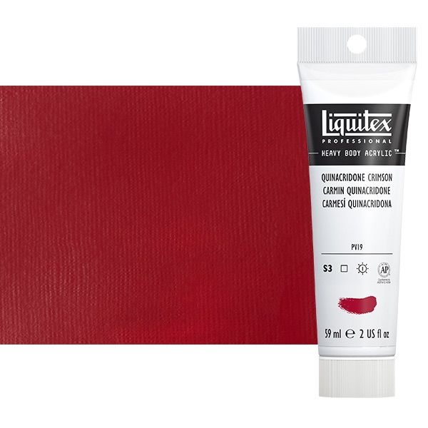 Liquitex Heavy Body Acrylic - Quinacridone Crimson, 2oz Tube | Jerry's ...