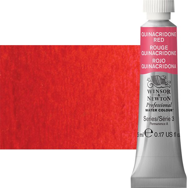 Winsor & Newton Professional Watercolor - Quinacridone Red, 5ml Tube ...