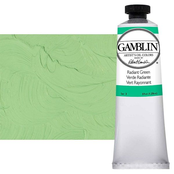 Gamblin Artists Oil - Radiant Green, 37ml Tube | Jerry's Artarama
