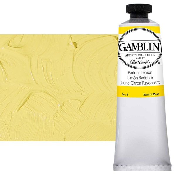 Gamblin Artists Oil - Radiant Lemon, 37ml Tube | Jerry's Artarama