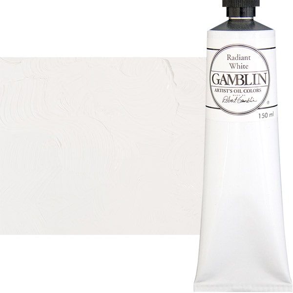 Gamblin Artists Oil - Radiant White, 150ml Tube | Jerry's Artarama