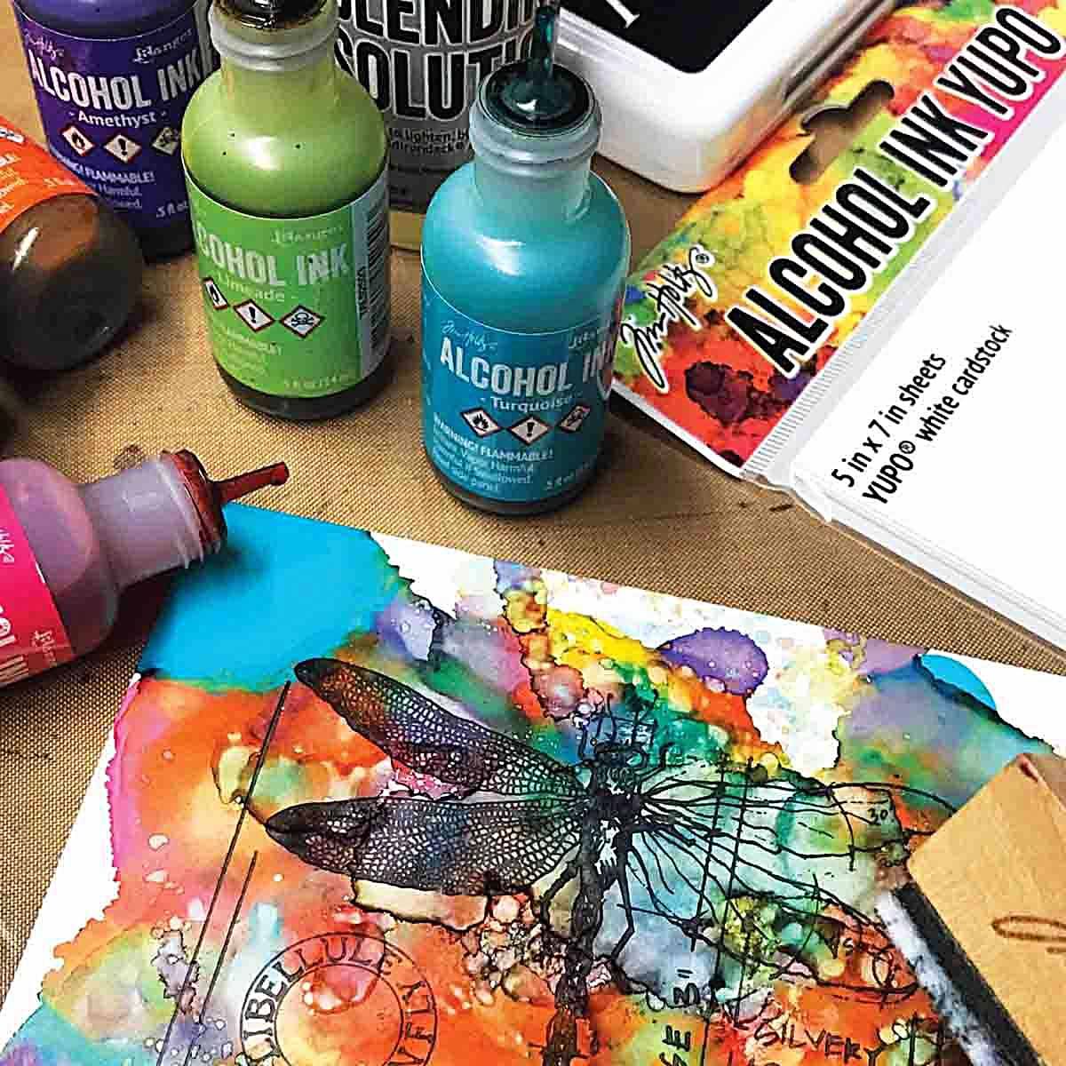 Tim Holtz Alcohol Ink - Botanical, 1/2oz Bottle | Jerry's Artarama