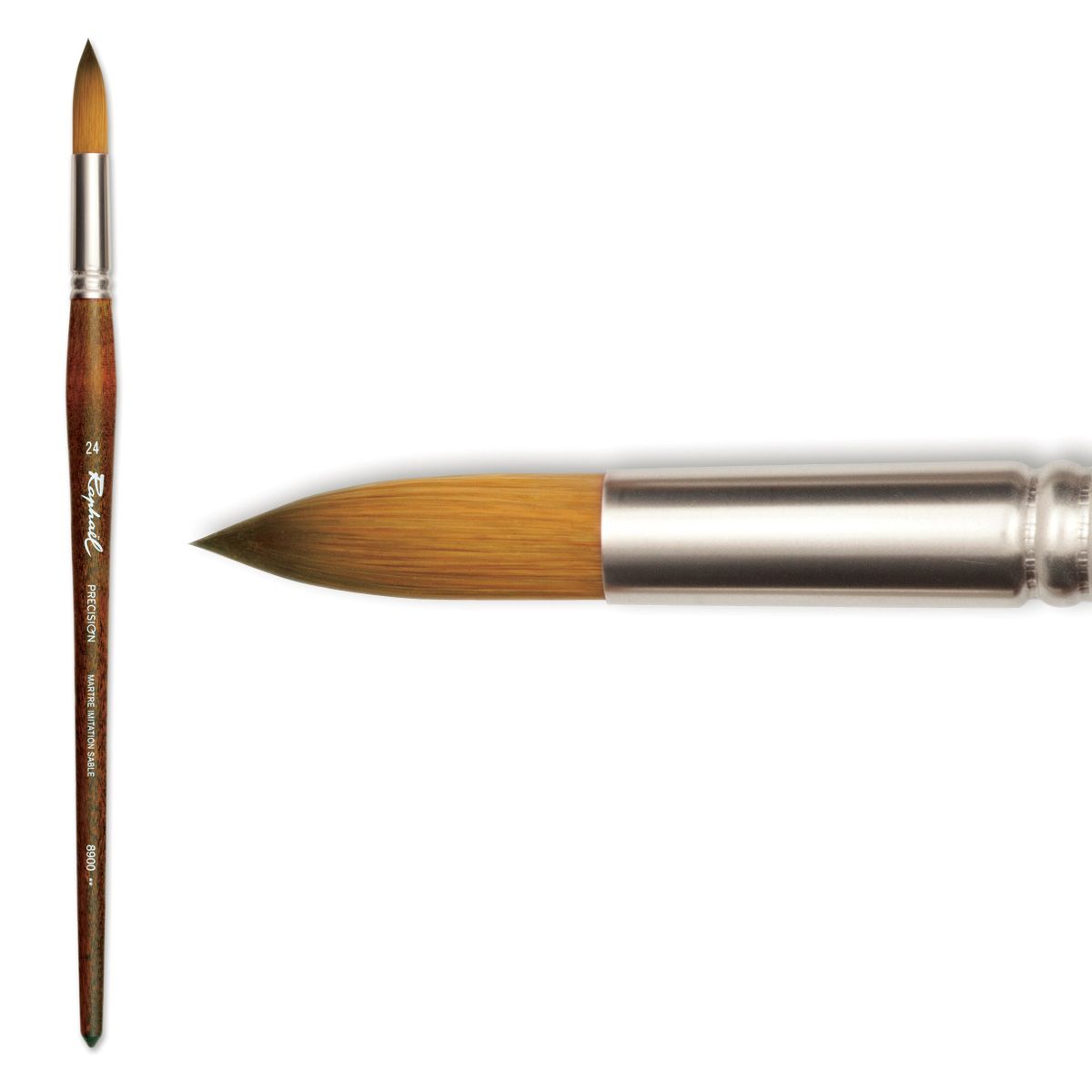 Raphaël Precision Long Handle Brush Round #24 | Jerry's Artarama