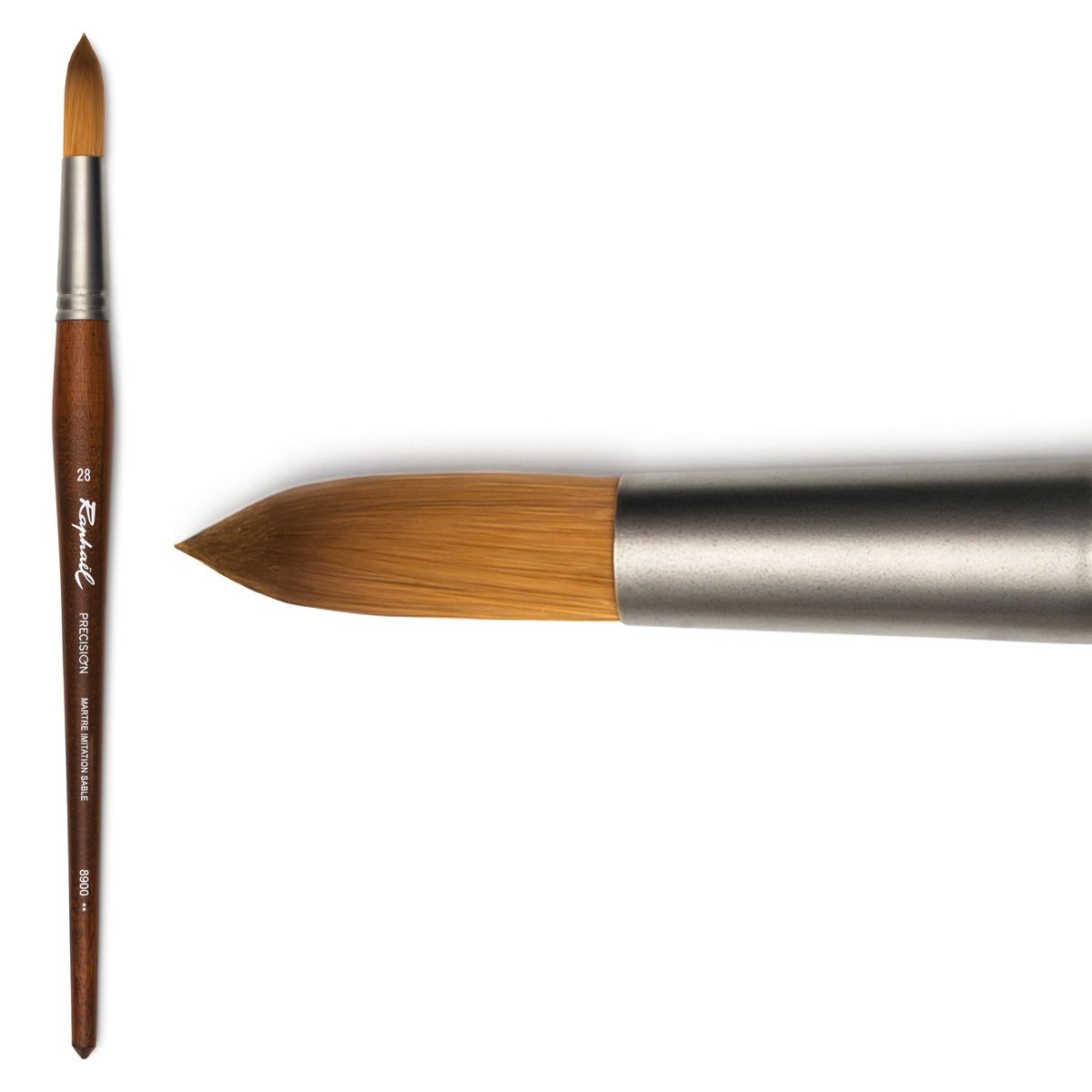 Raphaël Precision Long Handle Brush Round #28 | Jerry's Artarama