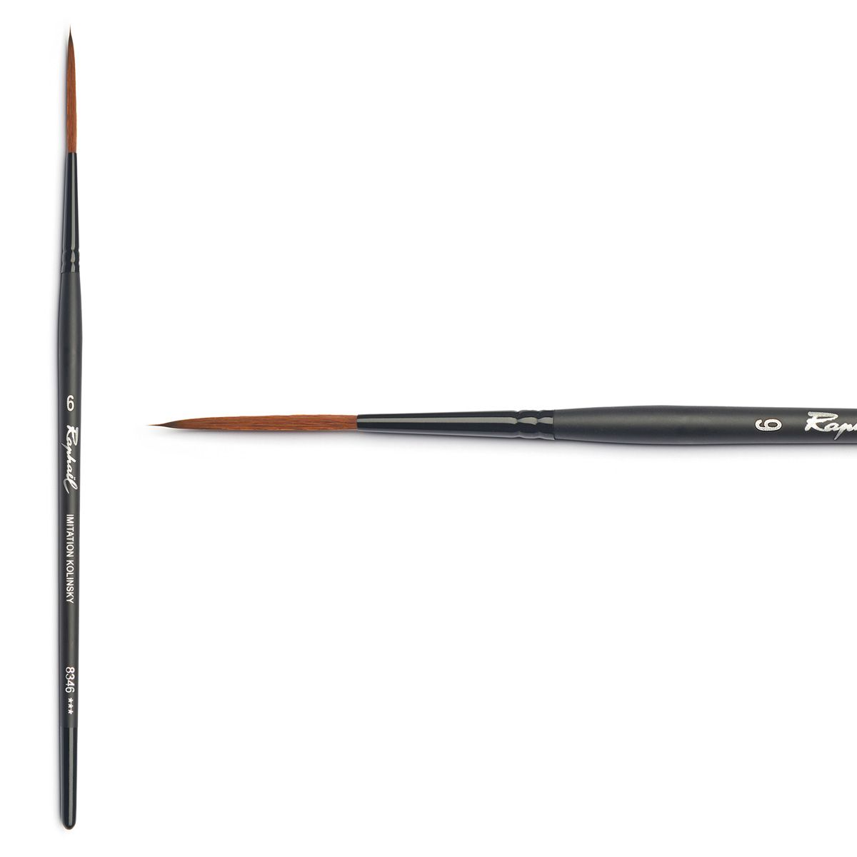 Raphael Stradivarius Synthetic Kolinsky Brush, #6 Rigger | Jerry's Artarama