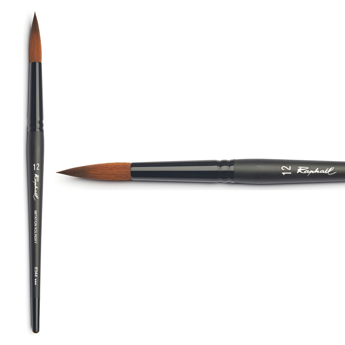Raphael Stradivarius Synthetic Kolinsky Brush, #12 Round | Jerry's Artarama