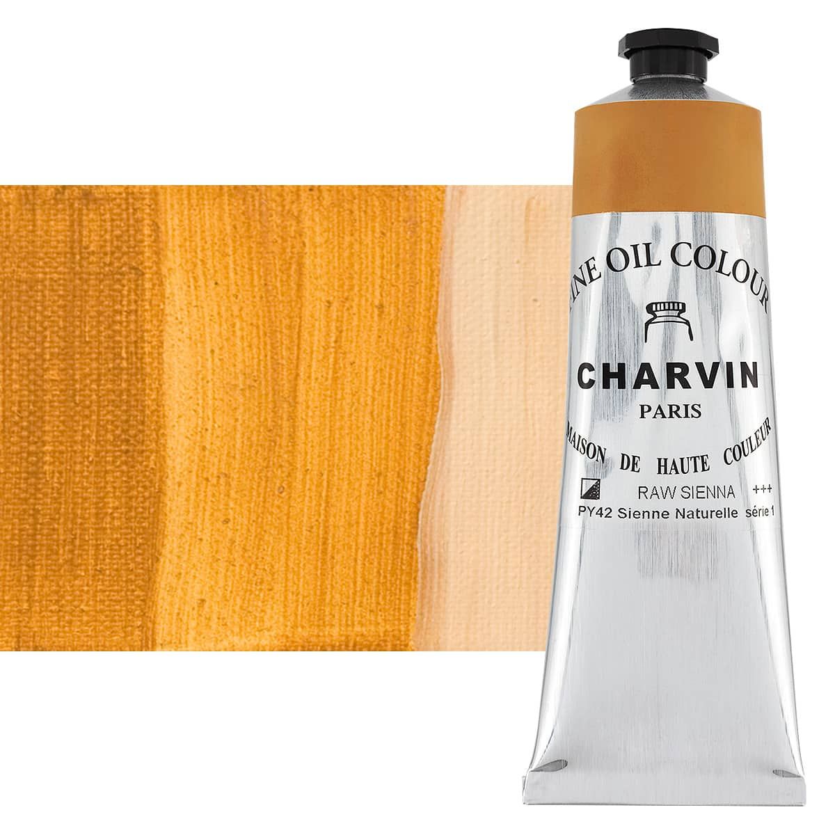 Charvin Fine Oil Paint, Raw Sienna - 150ml | Jerry's Artarama