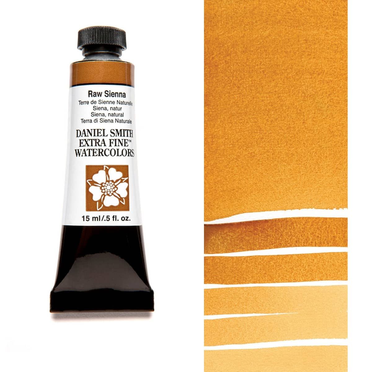 Daniel Smith Extra Fine Watercolor - Raw Sienna, 15 ml Tube | Jerry's Artarama