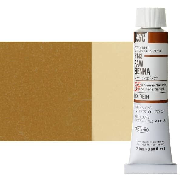 Holbein Extra-Fine Artists' Oil Color 20 ml Tube - Raw Sienna | Jerry's ...