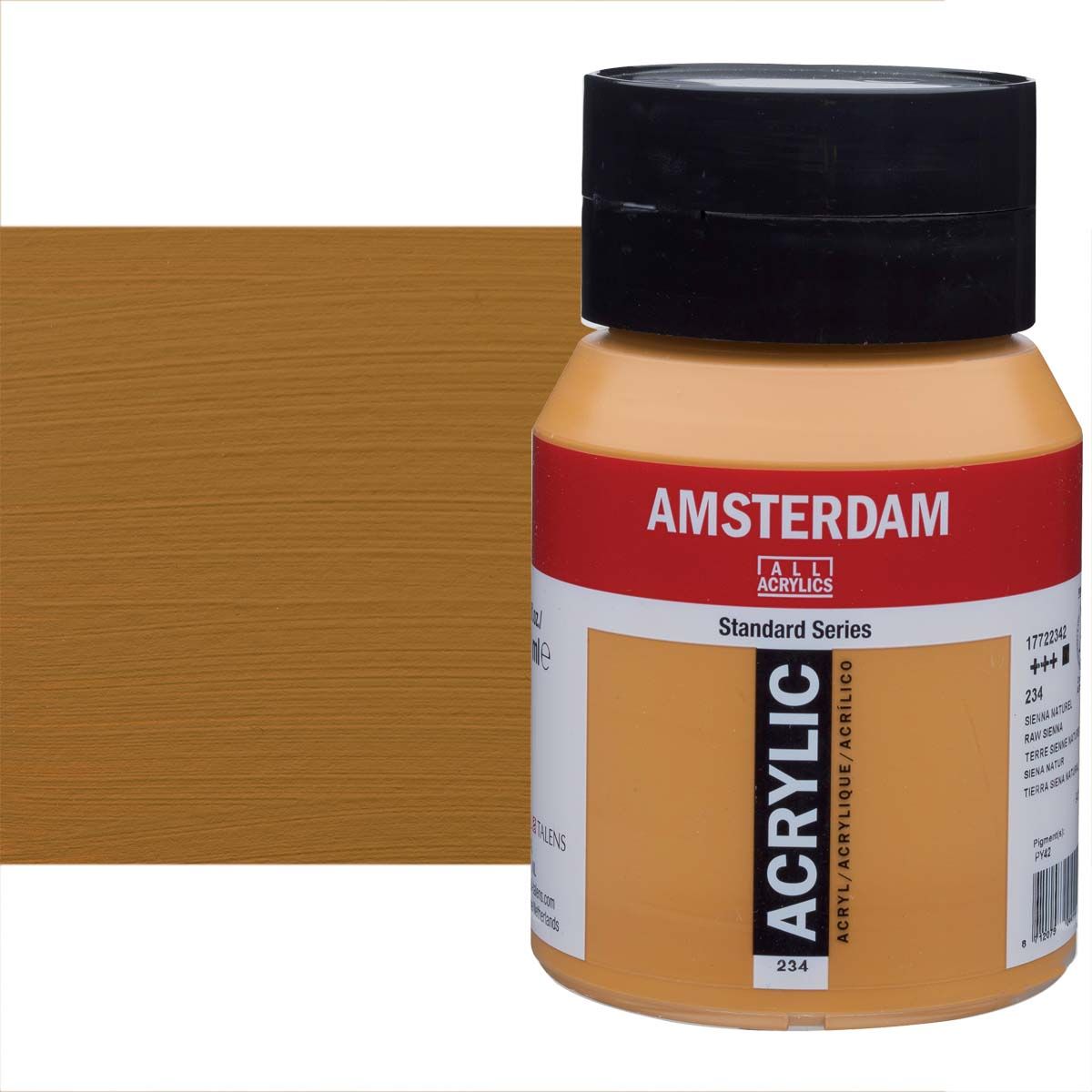 Amsterdam Standard Series Acrylic Paint - Raw Sienna, 500ml Jar | Jerry ...
