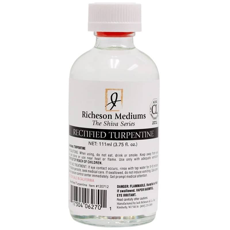 Shiva Signature Rectified Turpentine 3.75 oz Bottle | Jerry's Artarama