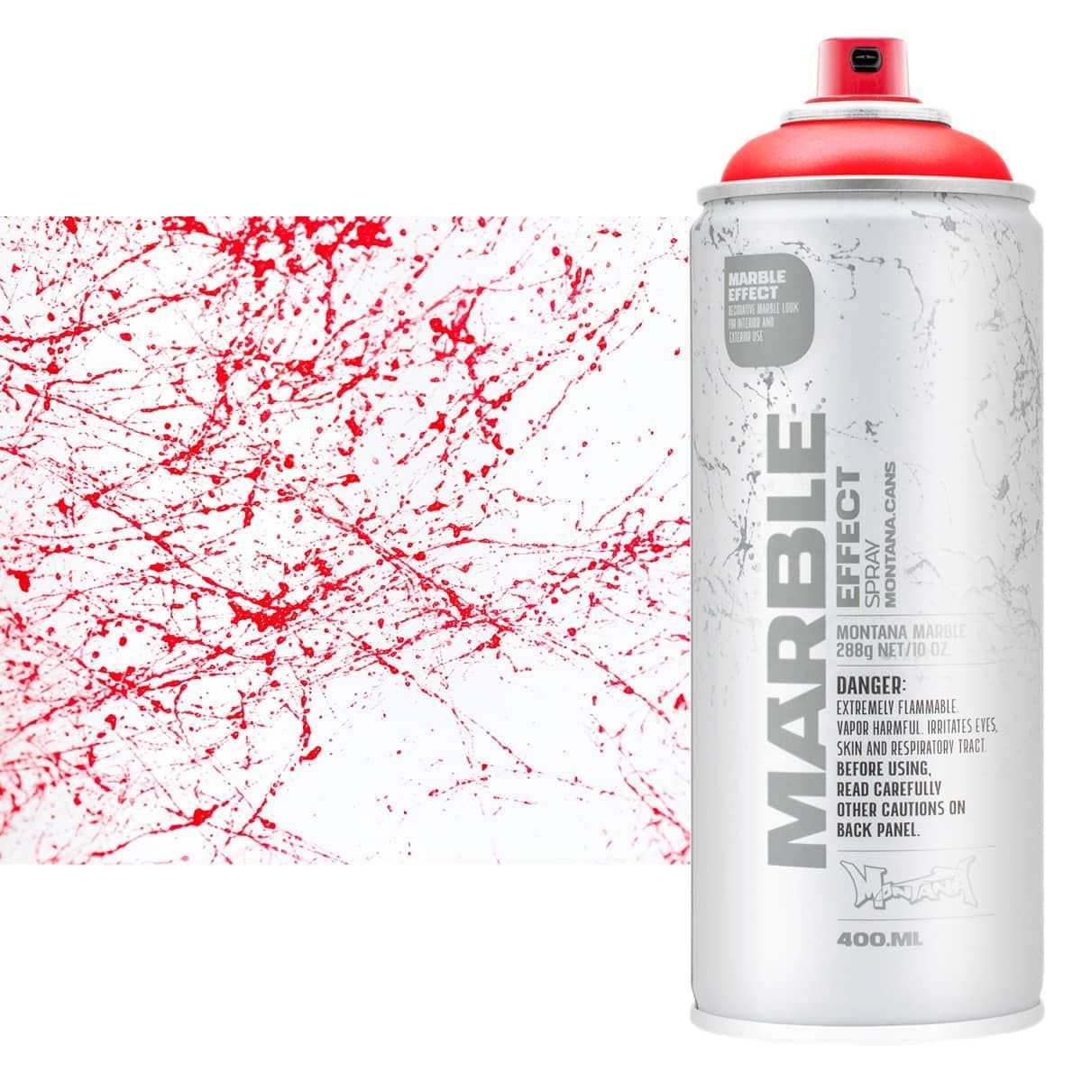 Montana Effect Spray Can Marble Red, 400ml | Jerry's Artarama