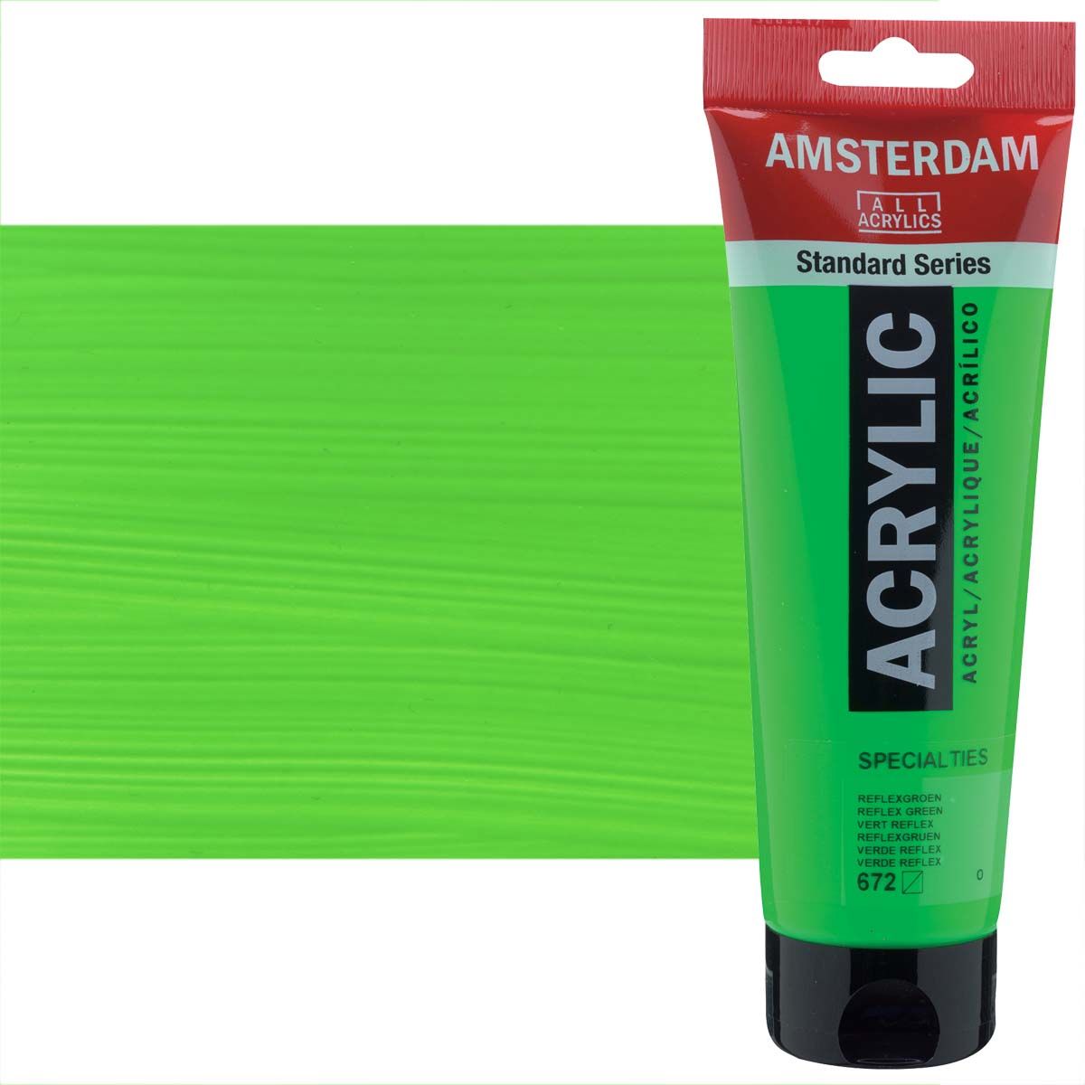 Amsterdam Standard Series Acrylic Paint - Reflex Green, 250ml Tube ...