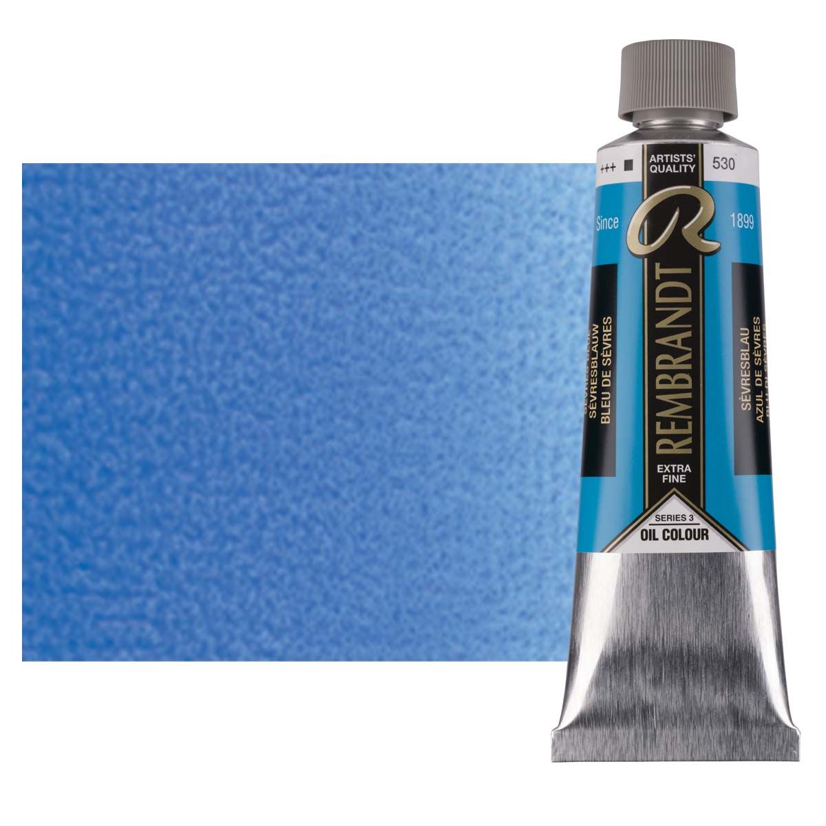 Rembrandt Extra-Fine Artists' Oil Paint - Sevres Blue, 150ml Tube ...
