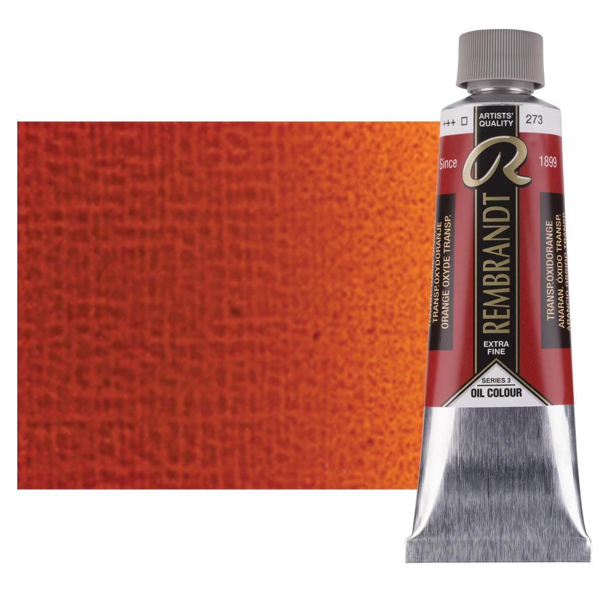 Rembrandt Extra-Fine Artists' Oil Paint - Transparent Oxide Orange ...
