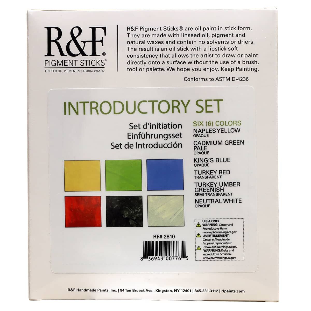 R&F Pigment Stick Sets | Jerry's Artarama
