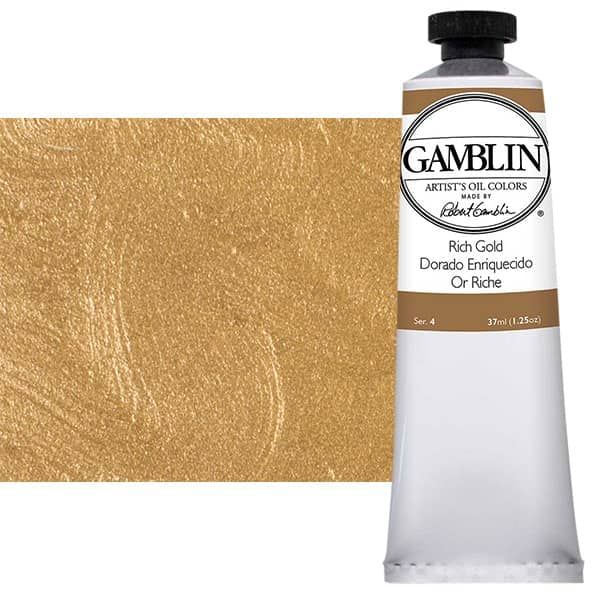 Gamblin Artists Oil - Rich Gold, 37ml Tube | Jerry's Artarama