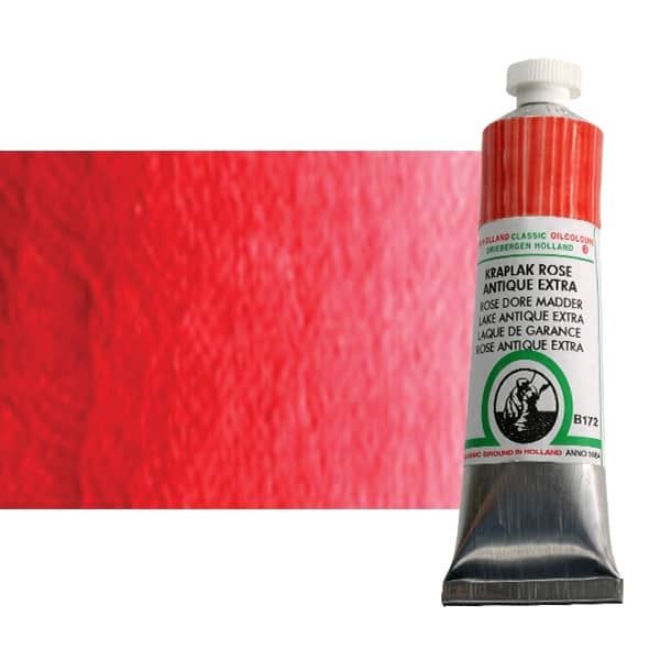 Old Holland Oil Color, Rose Dore Madder Lake Antique Extra, 40ml Tube ...