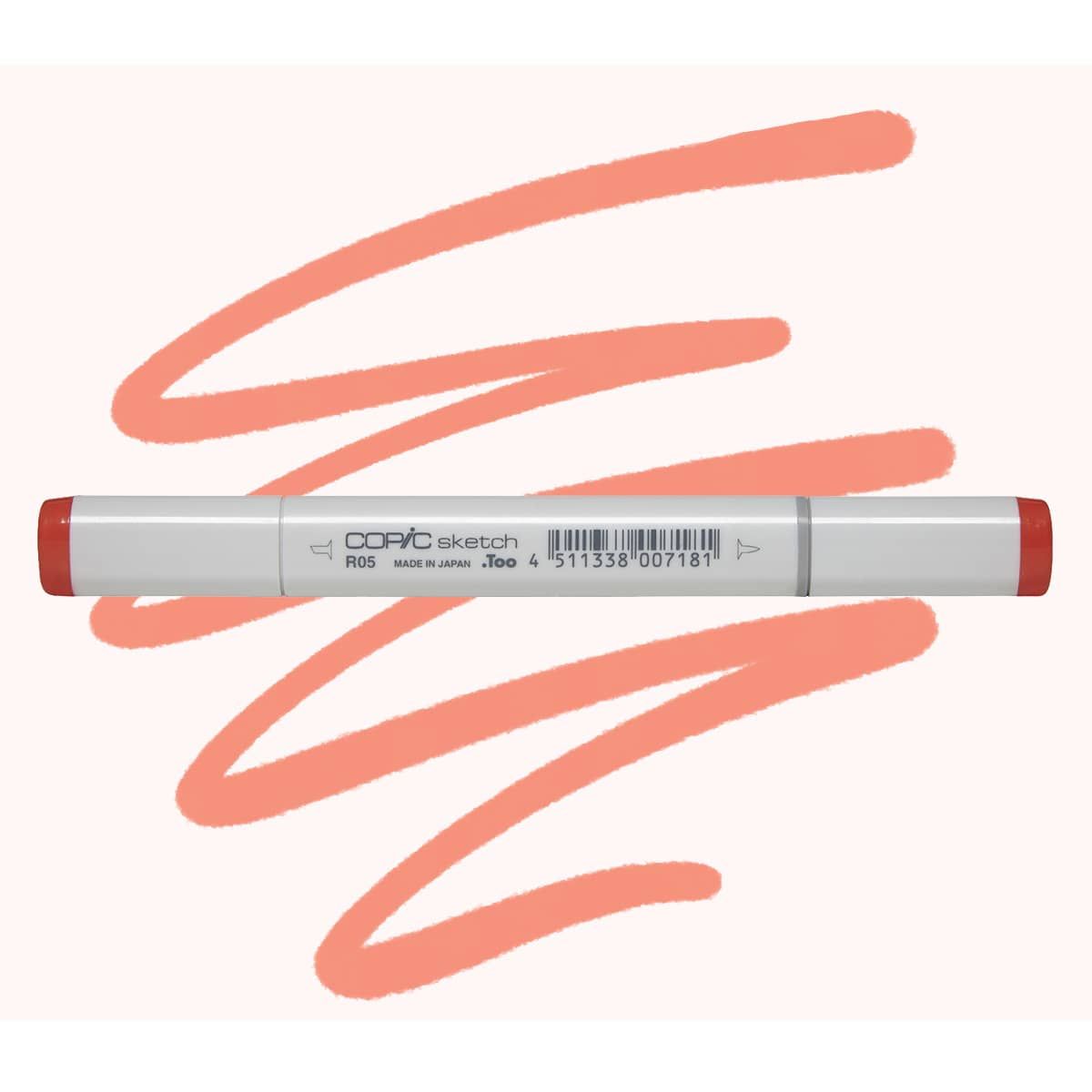Copic Sketch Marker R05 Salmon Red | Jerry's Artarama