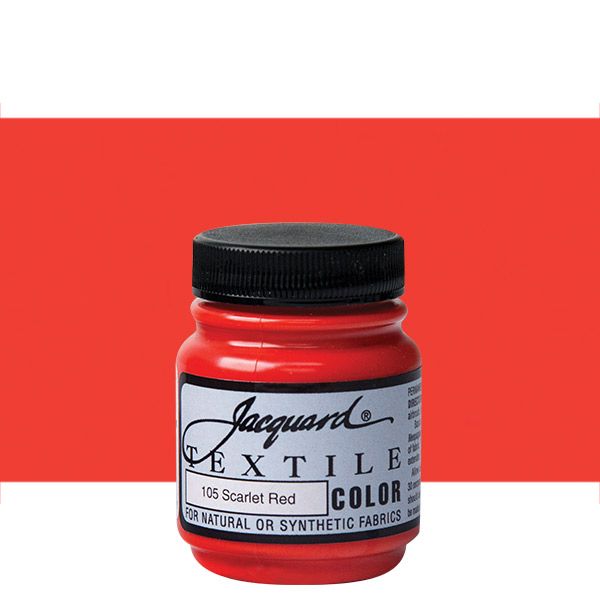 Jacquard Permanent Textile Color 2.25 oz. Jar - Scarlet Red | Jerry's ...
