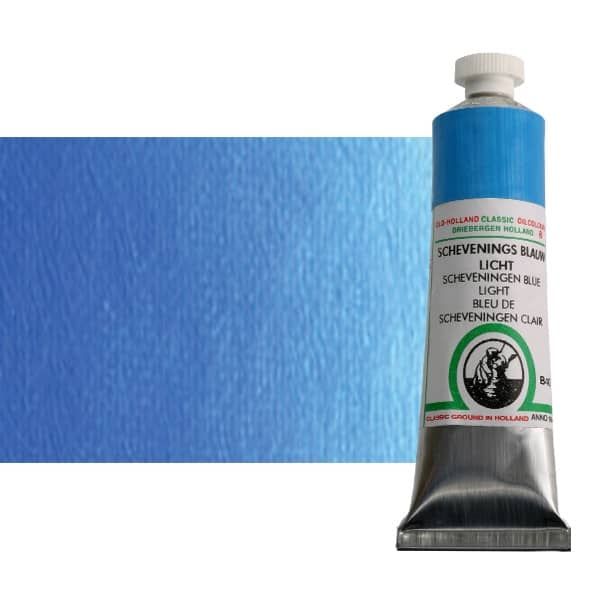 Old Holland Oil Color, Scheveningen Blue Light, 40ml Tube | Jerry's ...