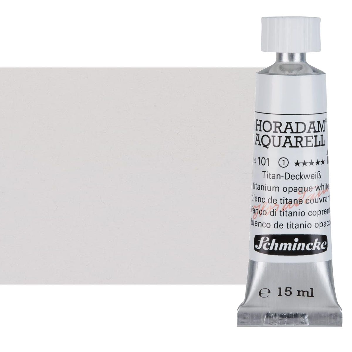 Schmincke Horadam Watercolor - Titanium Opaque White, 15ml | Jerry's Artarama