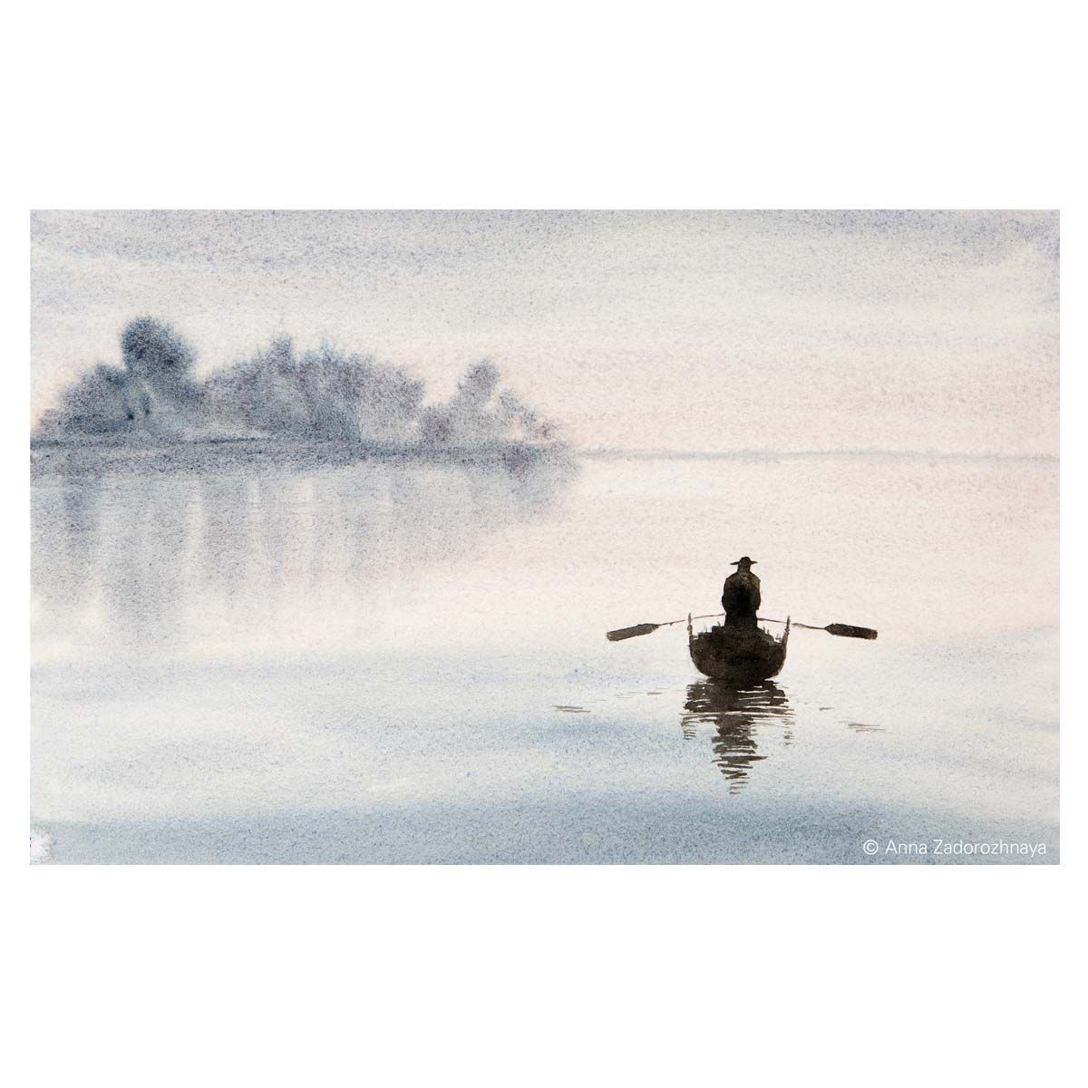 Horadam Super Granulating Watercolor - Haze Blue, Half Pan | Jerry's ...