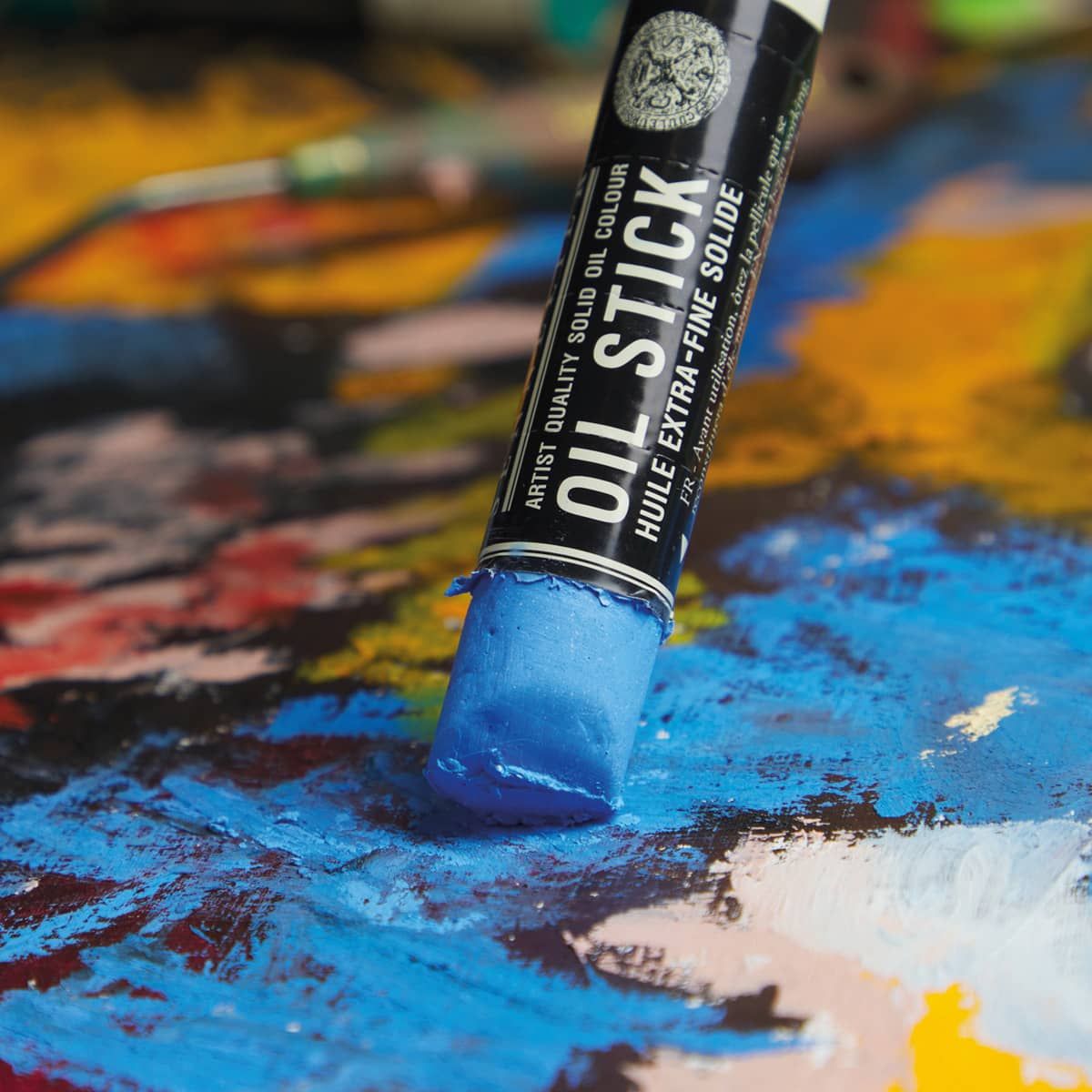 Sennelier Giant Solid Oil Stick - Primary Blue, 96ml | Jerry's Artarama