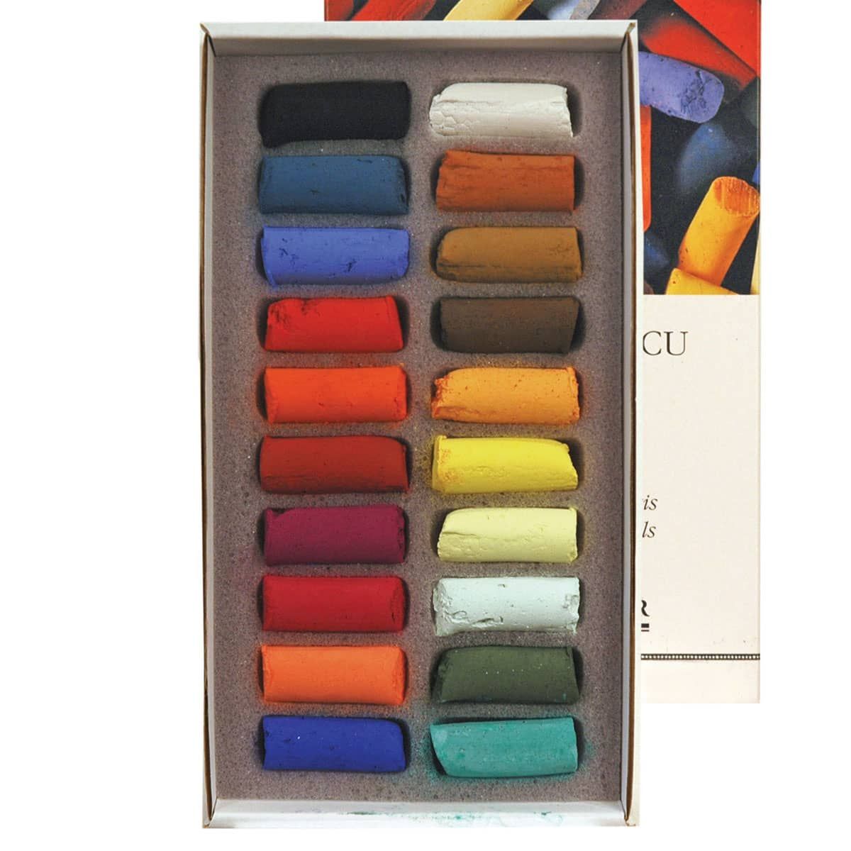 Sennelier Extra Soft Pastels Cardboard Box Set of 20 Half Sticks ...