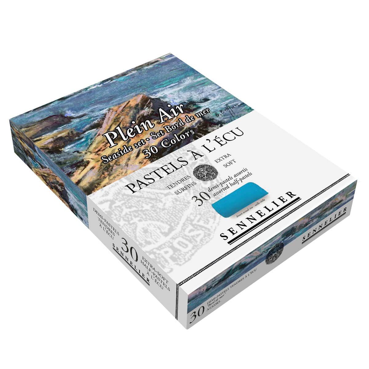 Sennelier Extra Soft Pastel Cardboard Box Set Half Sticks Seaside ...