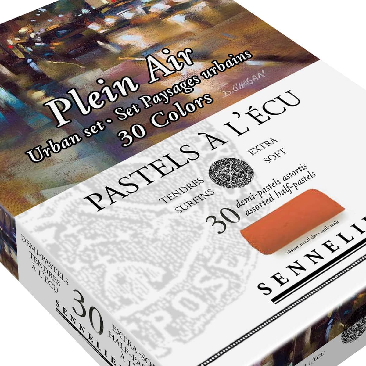 Sennelier Extra Soft Pastel Cardboard Box Set Half Sticks Urban Colors ...